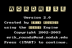 Wordwise v2.0 | GBAtemp.net - The Independent Video Game Community
